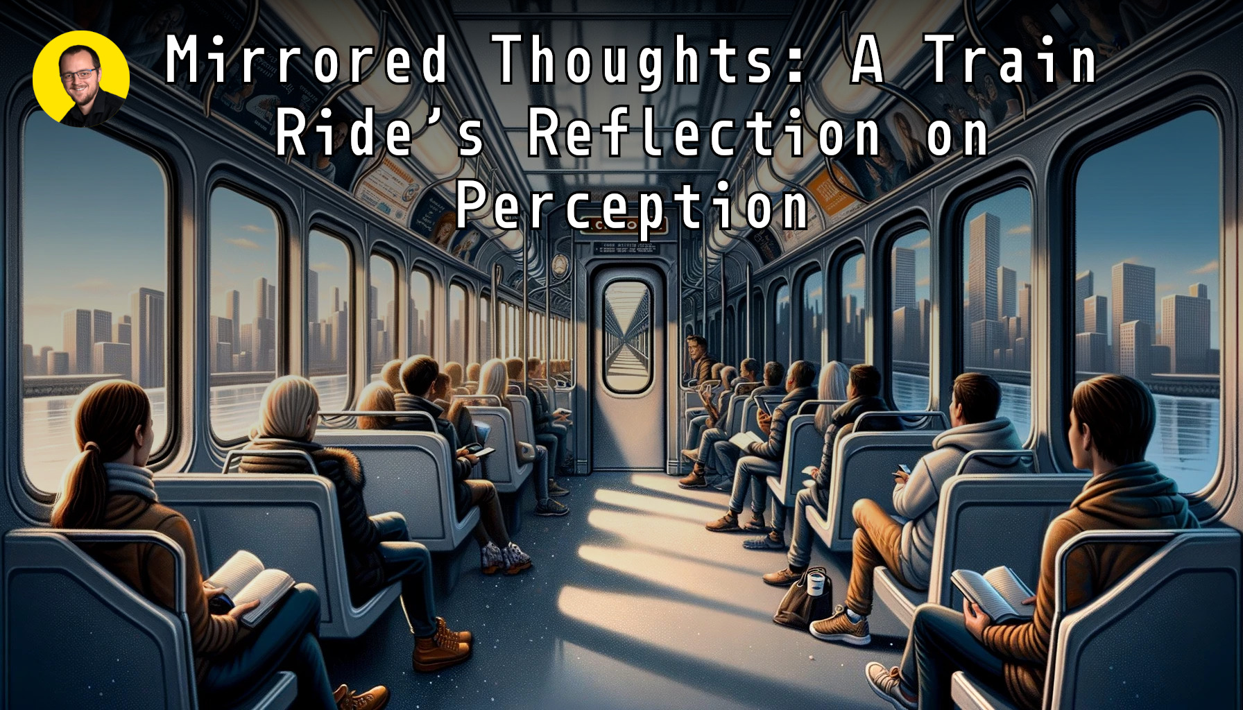 Mirrored Thoughts: A Train Ride’s Reflection on Perception - Brandon Quinn